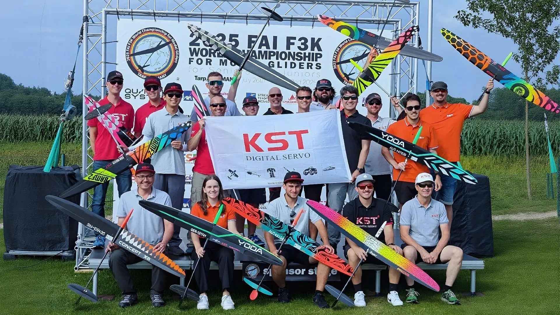 KST Team Shines at 2025 FAI F3K World Championship in Germany - – KST-Servo